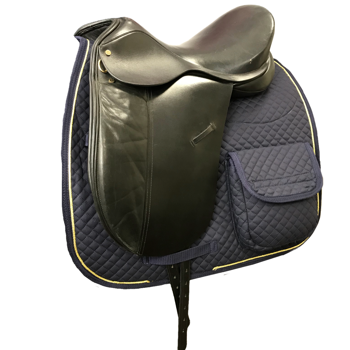 Derby Originals Dressage / Australian Saddle Pad with Pockets and Half