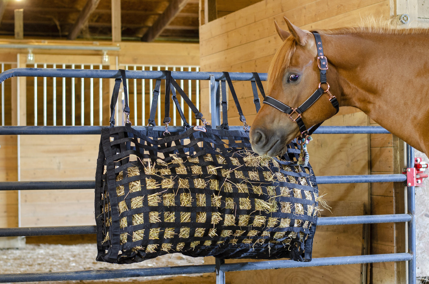Derby Originals XL Superior Slow Feeder Horse Hay Bag – 2" Square Open