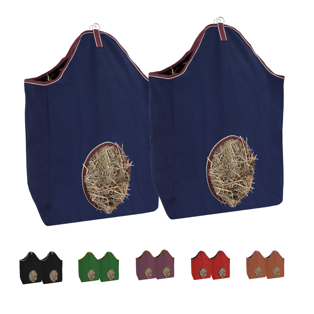 Tahoe Tack Pair Extra Wide Large Canvas Horse Hay Bag | Derby Originals ...